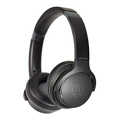 【商品名】オーディオテクニカ ATH-S220BT BK ワイヤレスヘッドホン bluetooth 最大60時間再生 急速充電 低遅延モード マルチポイント対応 薄型 国内正規品 ATH-S220BT BK ブラック（中古品）中古品の特性上...