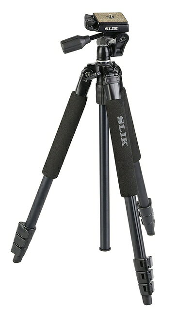 【商品名】SLIK 三脚 スプリント PRO II 3WAY BK N 4段 旅行用三脚 106518（中古品）中古品の特性上、外箱,取り扱い説明書等は基本的には付属いたしません。商品として問題があるものではございません、動作確認済みとなり...