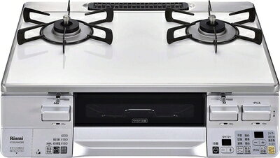 【商品名】リンナイ ガステーブル ラクシエ プロパンガス（LPG）用 左強火力 RTS65AWK3RG-WL ココットプレート付属（中古品）中古品の特性上、外箱,取り扱い説明書等は基本的には付属いたしません。商品として問題があるものではござ...