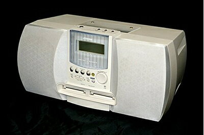 【商品名】Victor ビクター JVC NS-X77WMD-W ホワイト コンパクトコンポーネントMDシステム ダブルMDデッキ(CD/MDデッキ)(ラジカセ形状)（中古品）中古品の特性上、外箱,取り扱い説明書等は基本的には付属いたしませ...