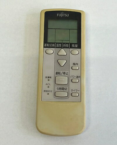 【商品名】富士通 エアコンリモコン AR-DJ1（中古品）中古品の特性上、外箱,取り扱い説明書等は基本的には付属いたしません。商品として問題があるものではございません、動作確認済みとなります。商品名に【付属、特典、○○付き、ダウンロードコー...