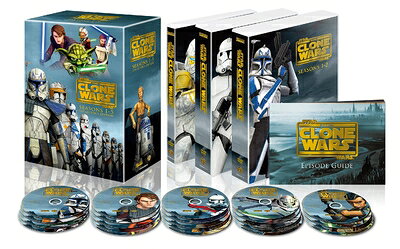 【商品名】スター・ウォーズ:クローン・ウォーズ シーズン1-5 コンプリート・セッ ト(22枚組) [DVD]（中古品）中古品の特性上【破れ、パッケージの欠け,割れ、レンタル落ち、メモ書き】等がある場合がございます。また、商品名に【付属、特...