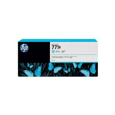 【商品名】日本HP HP771B インクカートリッジ ライトシアン B6Y04A（中古品）中古品の特性上、外箱,取り扱い説明書等は基本的には付属いたしません。電話機・FAX機などで子機が複数台ある商品につきましては、子機が付属しない場合もご...