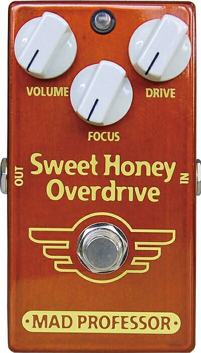 【商品名】Mad Professor マッドプロフェッサー エフェクター オーバードライブ (New) Sweet Honey Overdrive （中古品）中古品の特性上、外箱,取り扱い説明書等は基本的には付属いたしません。商品として問題...