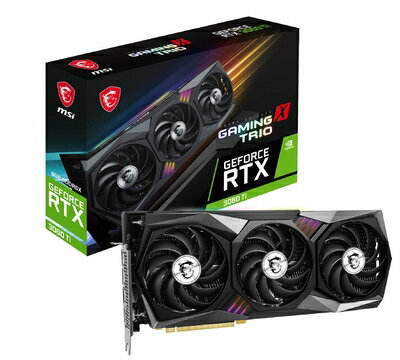 【商品名】MSI GeForce RTX 3060 Ti GAMING X TRIO 8GD6X グラフィックスカード VD8387（中古品）中古品の特性上、外箱,取り扱い説明書等は基本的には付属いたしません。電話機・FAX機などで子機が複...
