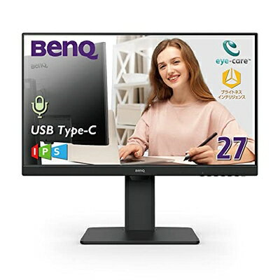 【商品名】ベンキュージャパン BenQ GW2785TC アイケアモニター (27インチ/フルHD/IPS/USB Type-C(60W給電)/HDMI/DP/マイク付き/デイジーチェーン対応/コーディングモード/輝度自動調整機能(B.I....