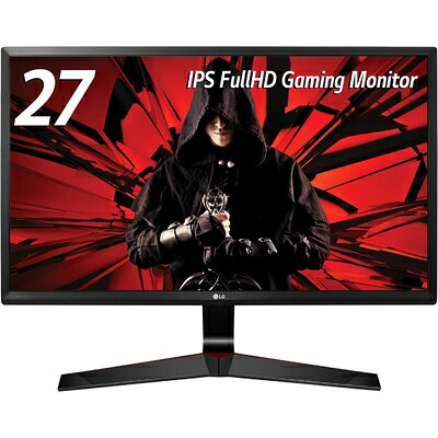 【商品名】LG ゲーミング モニター ディスプレイ 27MP59G-P 27インチ/フルHD/IPS非光沢/1ms(MBR)/DisplayPort・HDMI・D-Sub（中古品）中古品の特性上、外箱,取り扱い説明書等は基本的には付属いたし...