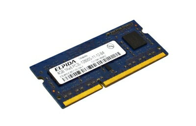 【商品名】Elpida 4GB DDR3 メモリ SO-DIMM 204pin PC3L-12800S 1600MHz EBJ40UG8EFU0-GN-F（中古品）中古品の特性上、外箱,取り扱い説明書等は基本的には付属いたしません。当店の中...