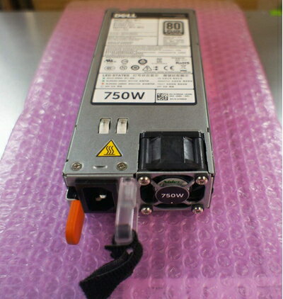 【商品名】[中古パーツ]DELL PowerEdge T320,420/R520,720対応 リダンダント電源ユニット (750W/079RDR)（中古品）中古品の特性上、外箱,取り扱い説明書等は基本的には付属いたしません。当店の中古品につ...