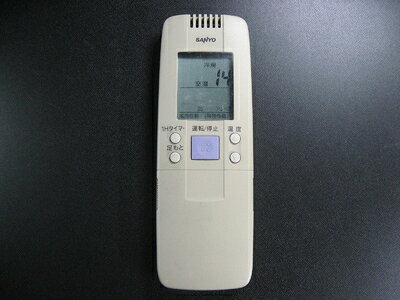 【商品名】三洋電機 エアコンリモコン RCS-GA8（中古品）中古品の特性上、外箱,取り扱い説明書等は基本的には付属いたしません。商品として問題があるものではございません、動作確認済みとなります。商品名に【付属、特典、○○付き、ダウンロード...