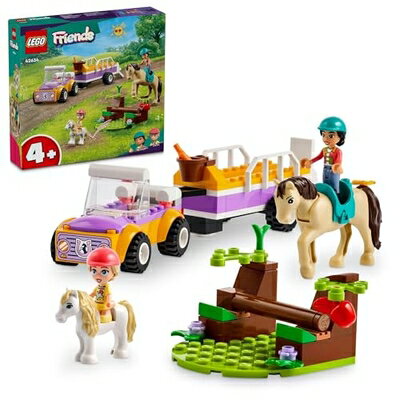 【商品名】レゴ(LEGO) フレンズ ポニーと馬のトレーラー おもちゃ 玩具 プレゼント ブロック 男の子 女の子 子供 4歳 5歳 6歳 動物 どうぶつ 車 ミニカー 42634（中古品）中古品の特性上、外箱,取り扱い説明書等は基本的には...