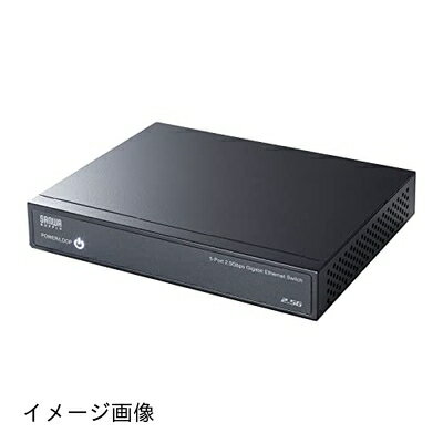 【商品名】サンワサプライ 2.5G対応 スイッチングハブ（5ポート・マグネット付き） LAN-2GIGAS501（未使用品）未使用品となります。とても綺麗な状態となっております。商品名に【付属、特典、○○付き、ダウンロードコード】等の記載が...