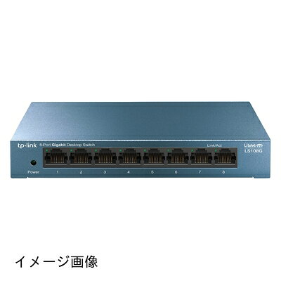 【商品名】TP-Link 8ポート スイッチングハブ ギガビット 金属筐体 設定不要 ライフタイム LS108G（未使用品）未使用品となります。とても綺麗な状態となっております。商品名に【付属、特典、○○付き、ダウンロードコード】等の記載が...