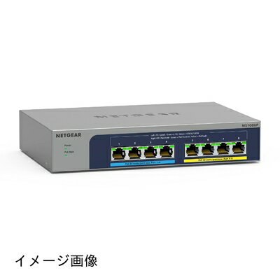 【商品名】NETGEAR スイッチングハブ 2.5ギガ8ポート Ultra60 PoE++(PoE++x4/PoE+x4 230W) 静音ファンレス MS108UP 法人向け（未使用品）未使用品となります。とても綺麗な状態となっております。...