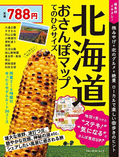 【最短発送日時につきまして】商品のお届け日を「指定なし」としていただきますと最短で発送されます。最短でのお届けをご希望の場合には、お届け日を「指定なし」としてご注文いただきますようお願いいたします。【商品名】北海道おさんぽマップ てのひらサ...