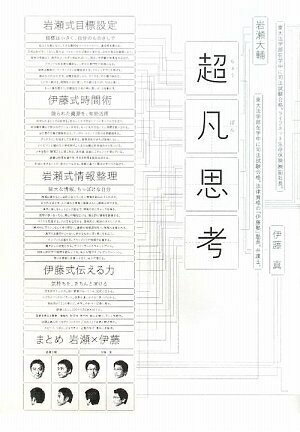 【最短発送日時につきまして】商品のお届け日を「指定なし」としていただきますと最短で発送されます。最短でのお届けをご希望の場合には、お届け日を「指定なし」としてご注文いただきますようお願いいたします。【商品名】超凡思考（中古品）中古本の特性上...