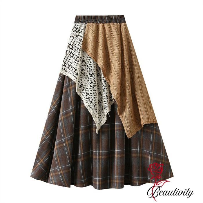 商品番号 スカート　xy-gi-112 カラー レッド｜ブラック｜コーヒー（写真参考）　 ※ モニターの発色の具合により実際の商品と色が異なる場合がございます。 サイズ F:ウエスト64-100　着丈88 ※ モニターの発色の具合により実際...