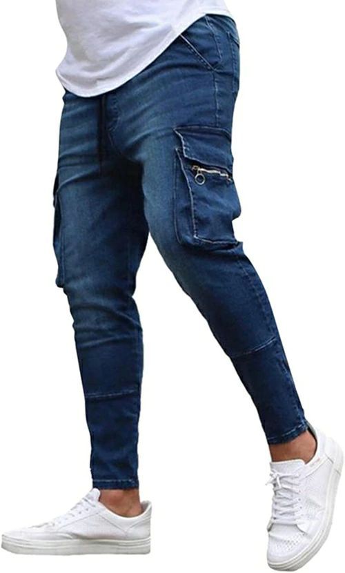 説明 ダメージ デニム ジーンズ スキニー パンツ 脇ライン ラインパンツ ストレッチ カジュアル パンツ スリム ロングパンツ ジーパン 細身 ダメージジーンズ メンズ スキニー ストレッチ テーパードパンツ 春夏秋冬 メンズ デニムパン...