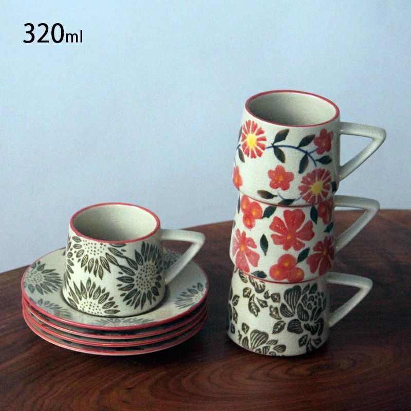 ※商品情報 生産地:中国 容量：約320ml 材質：磁器 サイズ：詳細図をご覧ください 直接食器洗い機、電子レンジ、オーブンが可能 ※ご購入頂前にかならずご確認下さいませ。 ※商品ページに記載のサイズと商品タグに記載のサイズは、採寸方法の違...