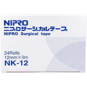 商品説明・仕様 医科向け用サージカルテープです！ 内容量：12mm×9m　　24巻き入 サイズ：12mm×9m　24巻き入 発売元：ニプロ 広告文責（有）テクノウエア TEL 06-4307-6393 ※パッケージデザイン・仕様は予告なく変...
