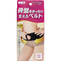 商品説明・仕様 ぽっこりお腹をスッキリ。手軽に調節。 しっかり骨盤ケア。 薄型軽量設計。 ●アウターにひびきにくい。 ●パンツのインにもOK。 ●パワーネット素材で、ムレにくい。 ●手を通して着脱カンタン。 【サイズ】 S〜M・・・骨盤周囲...