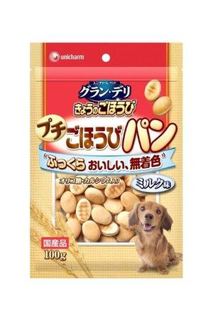 商品説明・仕様 オリゴ糖・カルシウム入り 無着色 小型犬・高齢犬にも食べやすいミニサイズ食べやすい、プチサイズのごほうびパンふっくらおいしい、 とても与えやすい大きさ毎日の健康に配慮して、オリゴ糖・カルシウムを配合 内容量：100g 原材料...