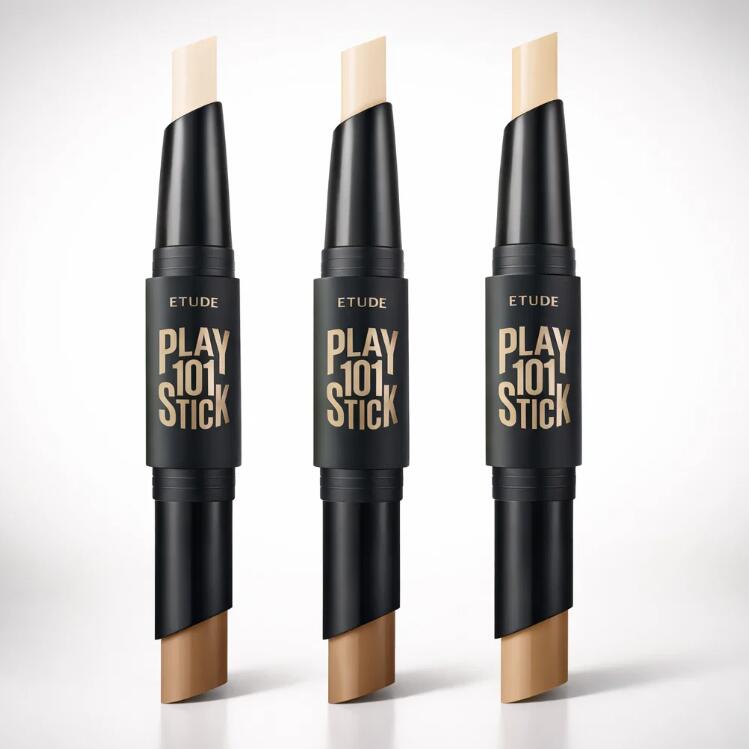 商品名 エチュードハウス プレイ101スティック デュオ 商品規格等 6.0g 商品詳細 ●新しいフォルムでどんな曲面も逃さない。 ●広い部位に使用するシェーディングが2倍以上増量され、ハイライトとの最適な容量比率になりました。 ●24度斜...