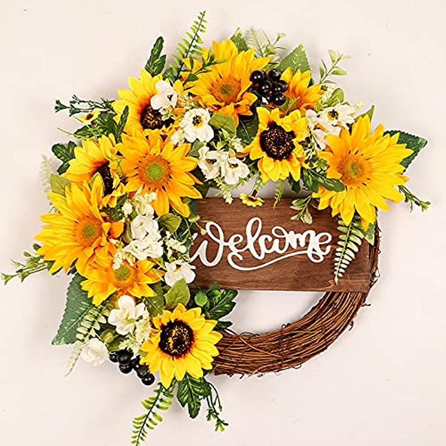 商品詳細 商品仕様 素材：シルク 設置タイプ: 屋外、屋内 形状: ヒマワリ, ラウンド 特徴 すべての利点は、素晴らしい技術、明るい色、快適な手の感触です。 屋内、屋外、玄関、ポーチの壁、窓、どの位置にも飾ることができ、一年中あなたの家に...