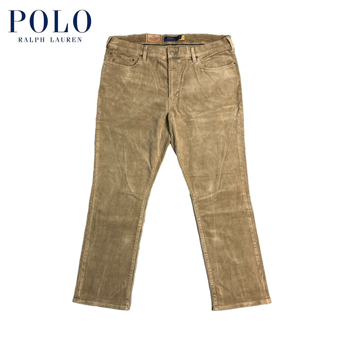 ラルフローレン ストレッチ スリム コーデュロイパンツRalph Lauren VARICK SLIM PANTS ◆販売商品に関しまして◆ ※こちらの商品は当店がアメリカからの直接買い付けて輸入した物で正真正銘の正規品となりますので御安心...