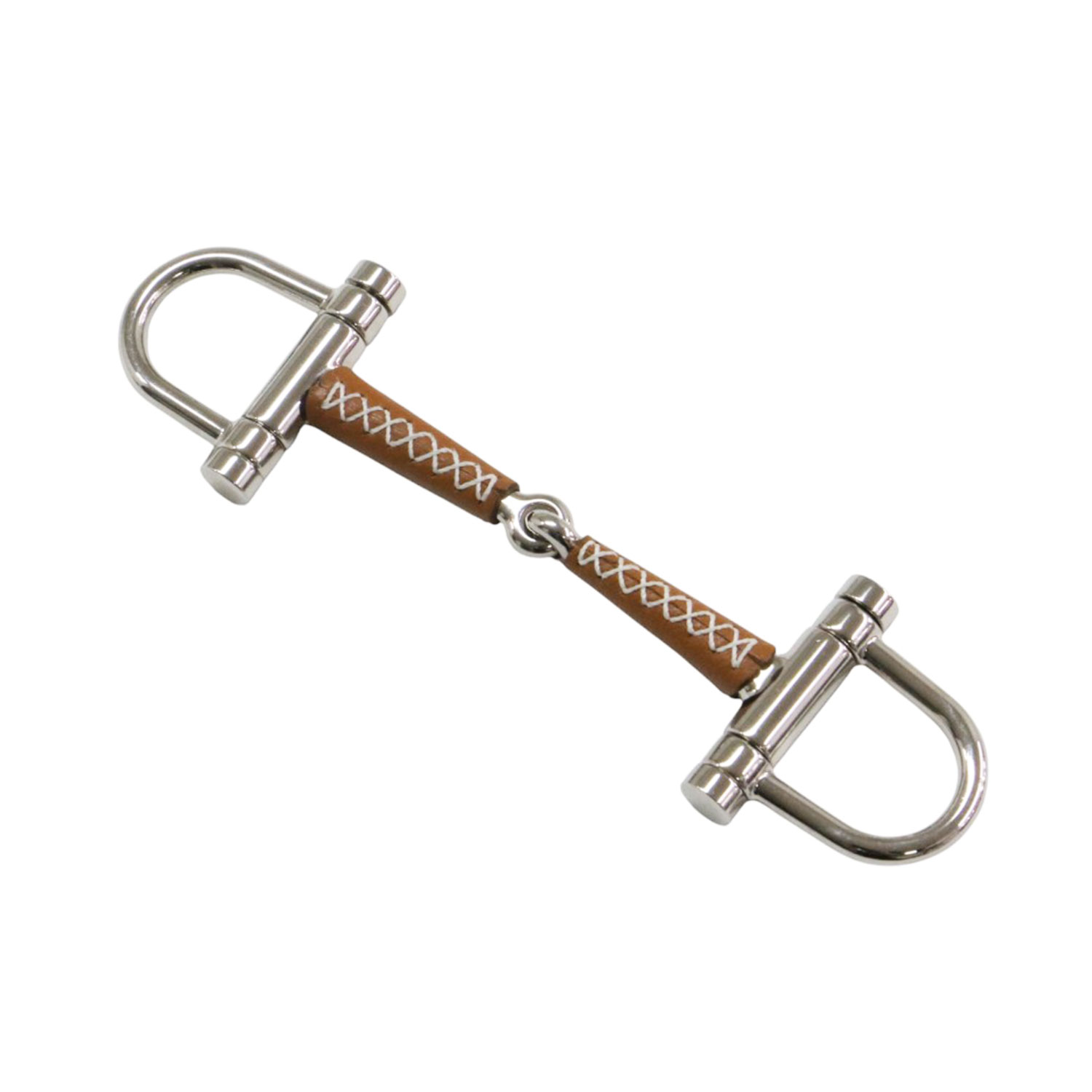 アイテム紹介 ブランド名 HERMES(エルメス) 生産国 イタリア製 参考定価 82,500円(税込) 商品説明 ・ダブルDデザイン ・Dカンに刻印入り ・レザー部分にステッチ入り カラー シルバー×ブラウン サイズ FREE 状態 B....