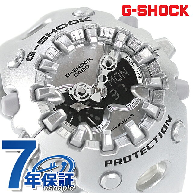 7年保証キャンペーン gショック ジーショック G-SHOCK ANALOG-DIGITAL クォーツ 電池式 メンズ 腕時計 GA-V01A-8ADR アナデジ シルバー ◆タフネスを追求し進化を続けるG-SHOCKから、構造とデザインの...