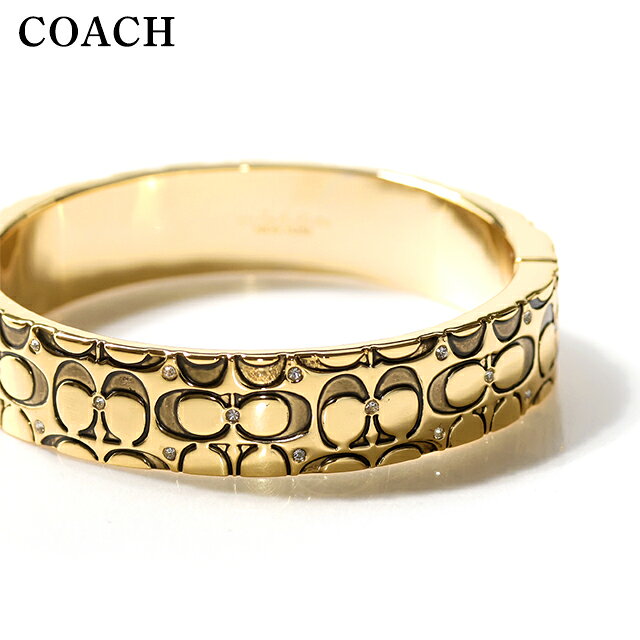 コーチ バングル レディース ブランド アクセサリー ロゴ 341902GLD230 COACH ゴールド ◆コーチは1941年にマンハッタンの小さなロフトで皮革製品の家内工業として始まりました。今日では世界中で絶大な人気を誇るファッション...