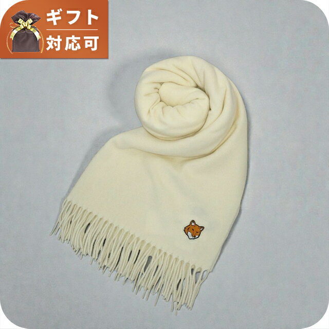 メゾンキツネ MAISON KITSUNE FOX HEAD SCARF マフラー ストール PM06201WB0044-P205 PAPER ユニセックス マフラー ブランド ◆MAISON KITSUNE（メゾンキツネ）は、2002年に...
