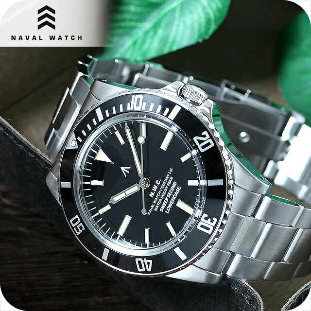 正規品 ナバルウォッチ 日本製 メンズ 腕時計 FRXE001 NAVAL WATCH Naval Watch Produced By LOWERCASE Sweep Second アナログ ブラック 黒 ◆NAVAL WATCH（ナバルウ...