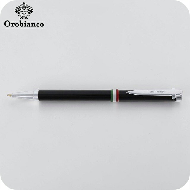 正規品 オロビアンコ ボールペン ブランド ラ・スクリヴェリア 日本製 1953006 Orobianco ブラックCT ◆1996年イタリア・ミラノ近郊創設のバック発祥ブランド。職人技と最新技術を融合し、鮮やかなカラーと抜け感のあるフォル...