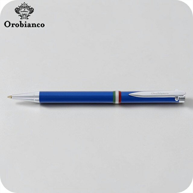 正規品 オロビアンコ ボールペン ブランド ラ・スクリヴェリア 日本製 1953008 Orobianco ブルーCT ◆1996年イタリア・ミラノ近郊創設のバック発祥ブランド。職人技と最新技術を融合し、鮮やかなカラーと抜け感のあるフォルム...