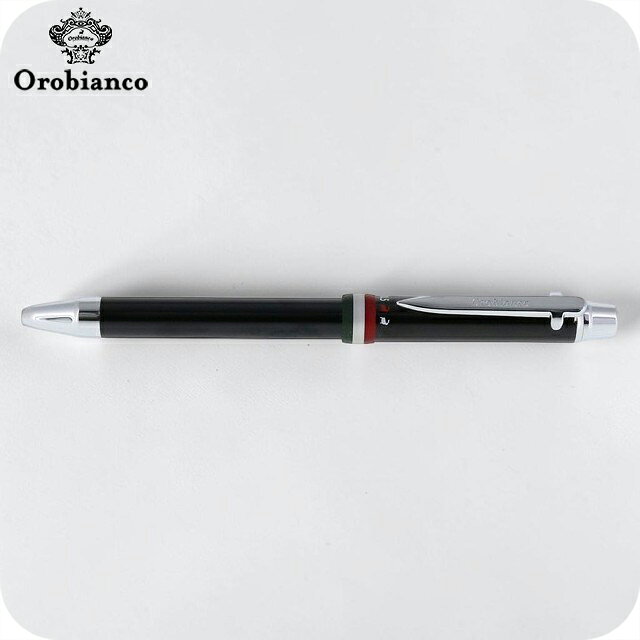 正規品 オロビアンコ 多機能ペン ブランド トリプロ ボールペン シャープペンシル 日本製 1953206 Orobianco ブラックCT ◆1996年イタリア・ミラノ近郊創設のバック発祥ブランド。職人技と最新技術を融合し、鮮やかなカラー...
