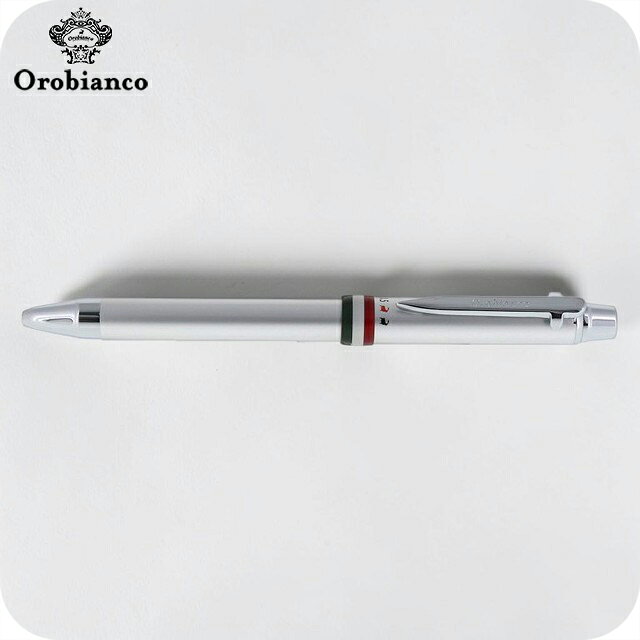 正規品 オロビアンコ 多機能ペン ブランド トリプロ ボールペン シャープペンシル 日本製 1953207 Orobianco シルバーCT ◆1996年イタリア・ミラノ近郊創設のバック発祥ブランド。職人技と最新技術を融合し、鮮やかなカラー...