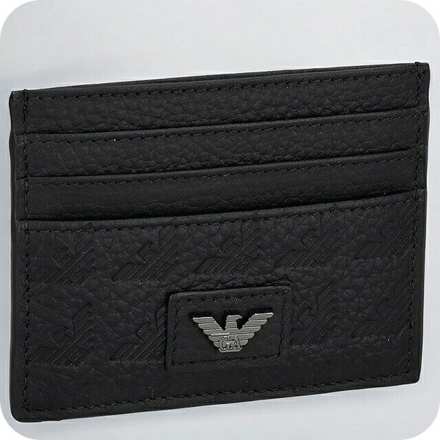 エンポリオ・アルマーニ カードケース メンズ YEM320YQ67I 80001 EMPORIO ARMANI ブラック ◆エンポリオ・アルマーニは、モード界で大活躍したGIORGIO ARMANI（ジョルジオ・ア ルマーニ）の若者向けセカ...