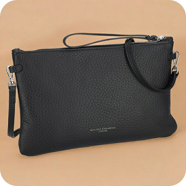 ジャンニキアリーニ ショルダーバッグ レディース BS 3975 RNGDBL GIANNI CHIARINI ブラック ◆GIANNI CHIARINI（ジャンニ キアリーニ）は、革鞄職人の父を持つジャンニキアリーニ氏により1999年に創...