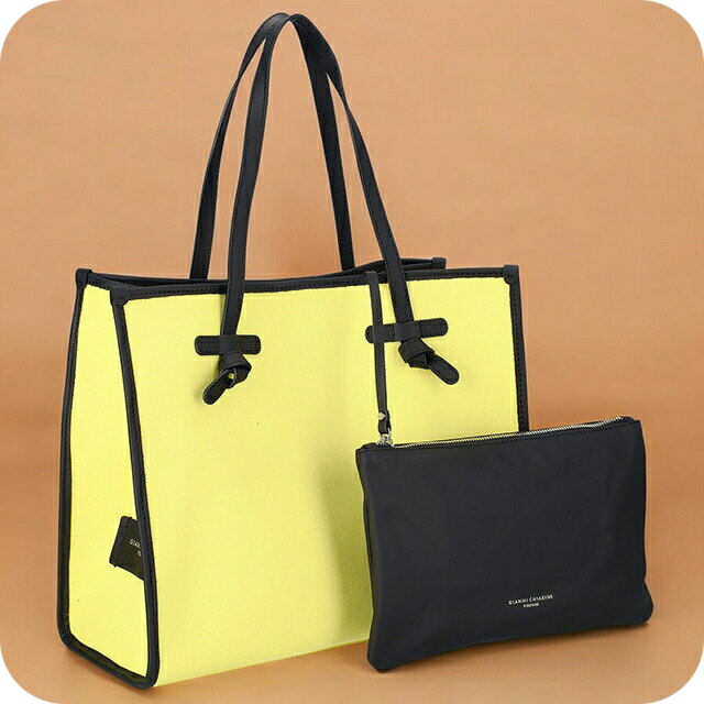 ジャンニキアリーニ トートバッグ レディース BS 6850 CNV-SE GIANNI CHIARINI イエロー ◆GIANNI CHIARINI（ジャンニ キアリーニ）は、革鞄職人の父を持つジャンニキアリーニ氏により1999年に創設さ...