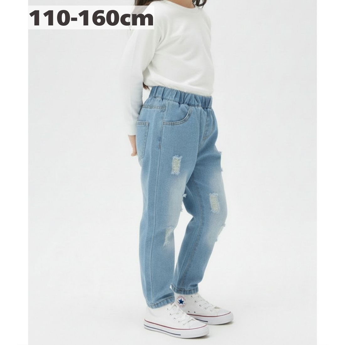 シンプルかつおしゃれなキッズ用デニムパンツです。 カジュアルに使えるのはもちろん、丈夫な生地ですので作業やアウトドアなど様々な場面で活躍！ また、どんなトップスとも合わせやすくファッションの幅が広がります。 【大人びた印象】スッキリとまとま...