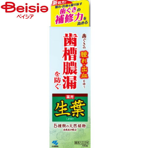 ■メーカー名：小林製薬5種類の天然植物成分配合により、歯槽膿漏、歯肉炎、口臭を防ぐ歯磨きです。ヒノキチオール(ヒバ含有成分)が歯周病(歯槽膿漏、歯肉炎の総称)を予防。グリチルリチン酸ジカリウム(カンゾウ由来成分)が歯槽膿漏を予防します。ムク...