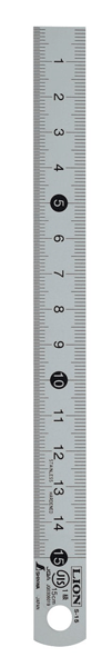 ■本体サイズ：全長175mm×幅15mm×厚さ0.5mm　 ※目盛150mm ※ステンレス製