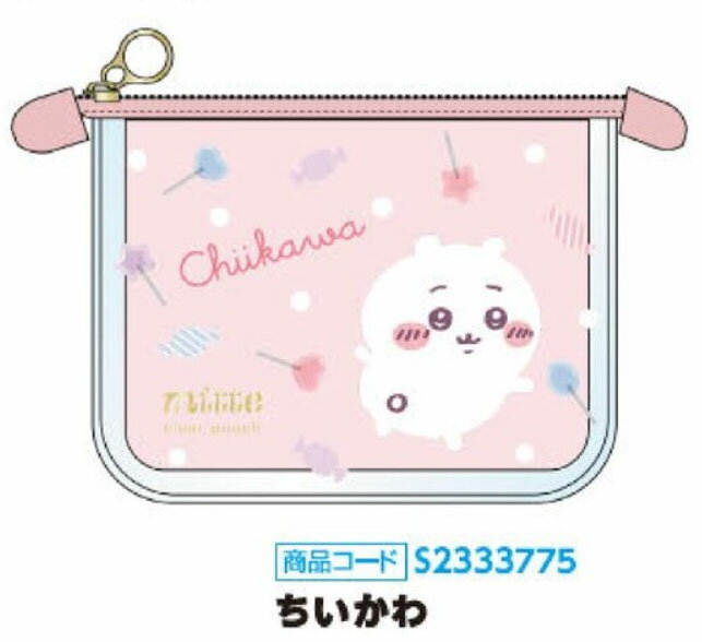 おしゃれに使えるキャラクターのポーチ仕切りがあるので、見せたいもの、見せたくないものを 分けて収納できるフラットタイプのポーチ 【本体サイズ】 約 W100×H170×D10mm、30g 【材　質】 PVC/ポリエステル 【品番・色・JAN...