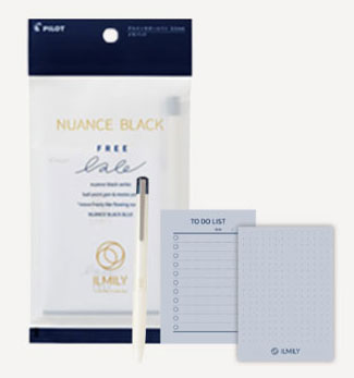【楽天市場】イルミリーニュアンスブラックメモセット 【 限定 】ボールペン1本と、メモパッド1冊のセット ILNB-SET 水性顔料インキボールペン 毎日を前向きにする、こだわりのニュアンス ...