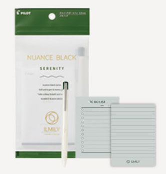 【楽天市場】イルミリーニュアンスブラックメモセット 【 限定 】ボールペン1本と、メモパッド1冊のセット ILNB-SET 水性顔料インキボールペン 毎日を前向きにする、こだわりのニュアンス ...