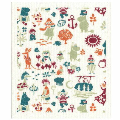 品　名スポンジワイプデザインTove Jansson (トーベ・ヤンソン)サイズ約W170×D2×H200mm重　量約12g素　材セルロース70%、コットン30%（100%天然素材）セット内容スポンジワイプ × 1原産国ドイツ製（印刷：スウ...