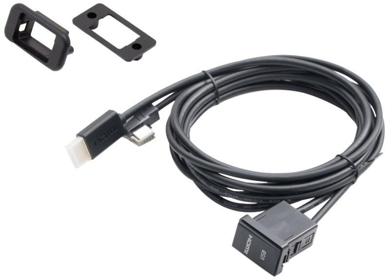 アルパイン(ALPINE) トヨタ車用 ビルトインUSB/HDMI接続ユニット KCU-Y62HUトヨタ車用ビルトインUSB/HDMI接続ユニットケーブル長:1.75m汎用取付けパネル付属トヨタ車以外は付属の汎用取付けパネルで任意の場所に装...