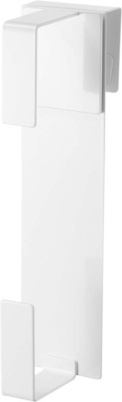 山崎実業(Yamazaki) シンク扉 キッチンペーパーホルダー ホワイト 約W7.5XD10XH30(本体)cm タワー tower 様々なサイズのロールペーパーに対応 キッチンペーパー キッチンクロス タオルペーパー ホル※。商品サイズ...